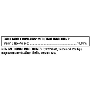 Kirkland Signature Vitamin C, 1000mg, 500 Tabs
