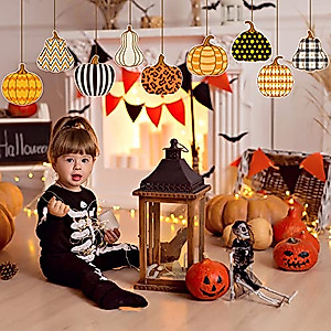 45 Pcs 6'' Pumpkin Bulletin Board Cutouts for Fall Halloween Thanksgiving Classroom Pumpkin Party Decorations Farmhouse Accents