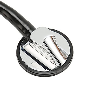 Single Head Cardiology Stethoscope, Horseshoe Shape Comfortable Stethoscope Professional Adjustable Single Tube for Nurses