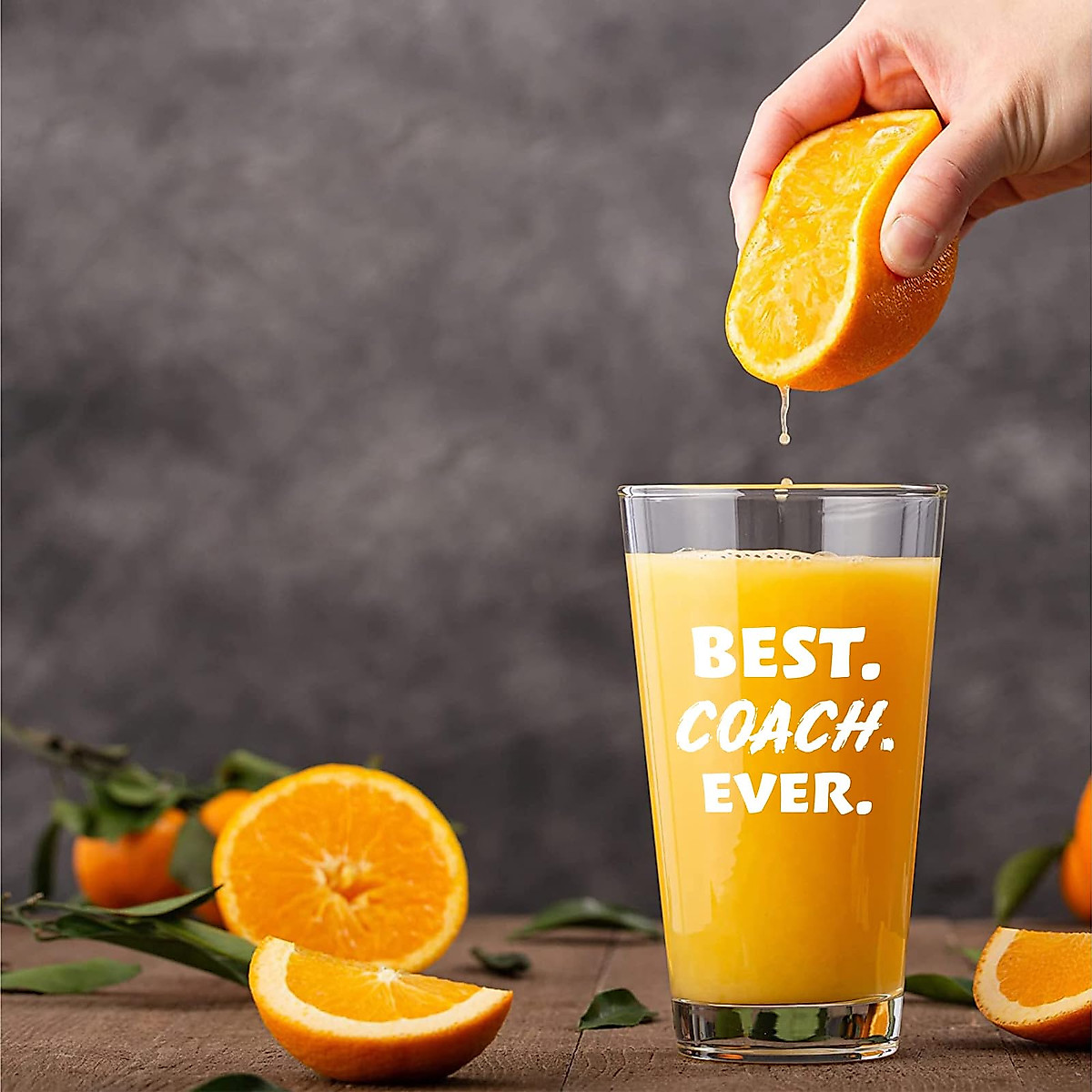 Futtumy Best Coach Ever, 15 Oz Beer Glasses, Coach Gifts for Men, Basketball Coach Gifts, Baseball Coach Gifts, Best Coach Gifts for Football Soccer Softball Volleyball, Beer Gifts for Coach