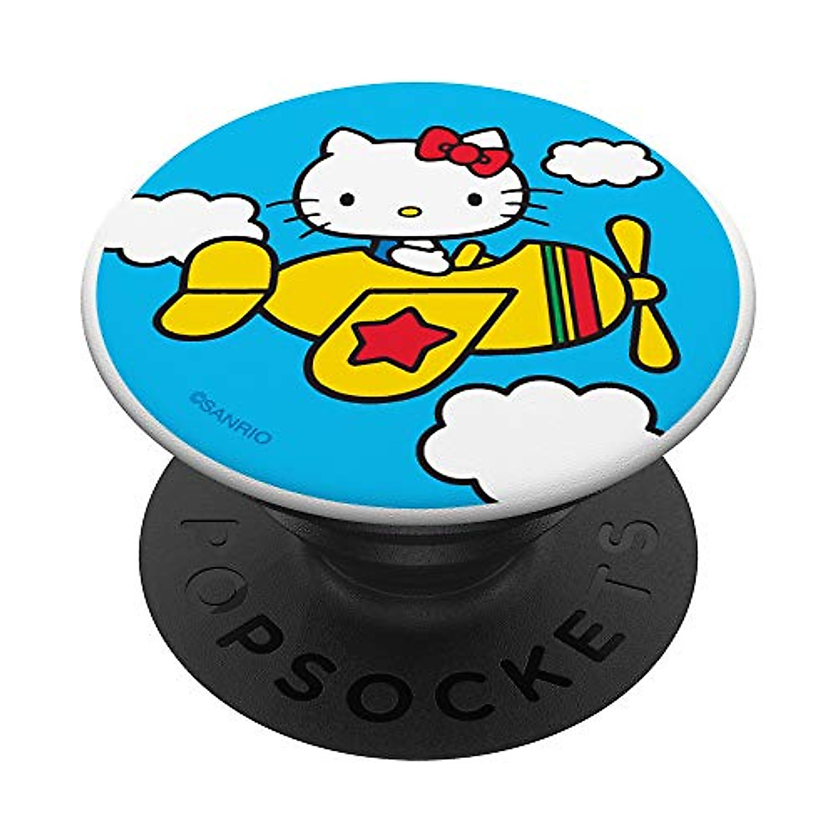 Hello Kitty Classic Airplane PopSockets PopGrip: Swappable Grip for Phones & Tablets