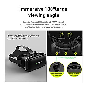 VR Virtual Reality 3D Glasses Vr Box 3D Goggles Headset Helmet Smart Glasses for Smart Phone Stereo (Color : 3)