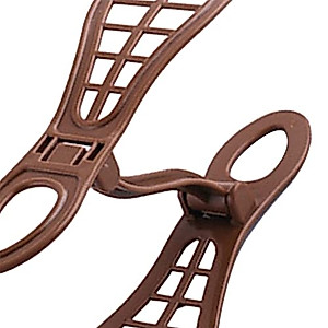 KNFUT Shoe Slots, 1pair Shoes Rack Organizer Space Saver Plastic Shoes Rack Shoes Stand Holder Supporter Closet Storage for Home Use