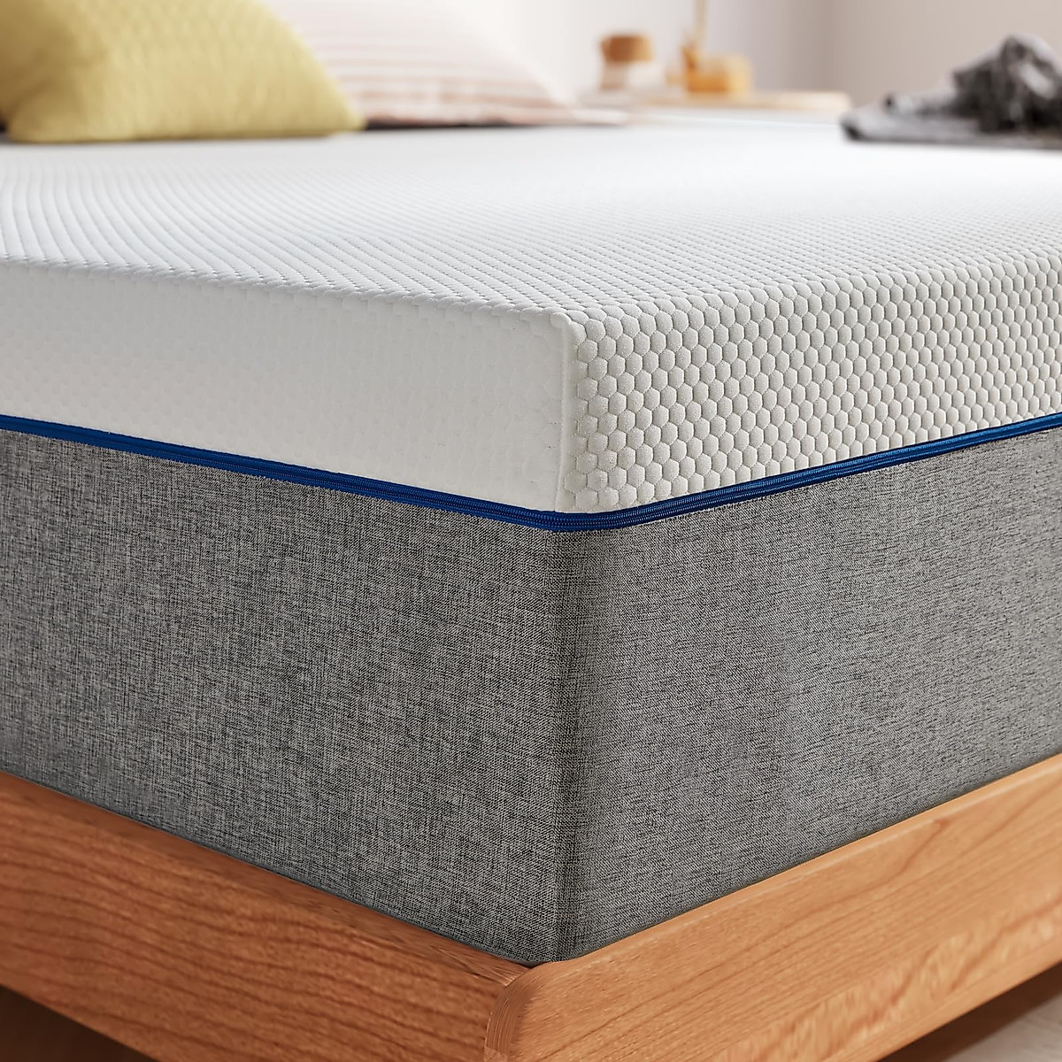 Twolike Queen Mattress 10 Inch Queen Gel Memory Foam Mattress,Queen Size Mattress in a Box, Medium Firm,Mattresse Queen Size 80"*60"*10"