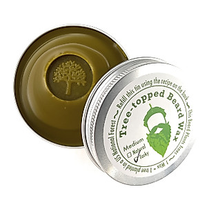 Green Beard Grmng Tree-Topped Beard Wax (2oz.) Medium Tacky - from