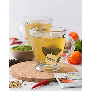 Bigelow Benefits Refresh Turmeric Chili Matcha Green Tea, Caffeinated, 18 Count (Pack of 6), 108 Total Tea Bags