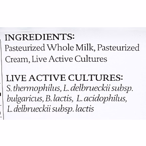 Siggi’s Icelandic Strained Whole Milk Yogurt, Plain, 24 OZ. – Thick, Protein-Rich Yogurt Snack