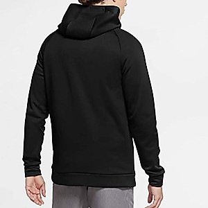 Nike Therma Men's Pullover Swoosh Training Hoodie (X-Large, Black/White)
