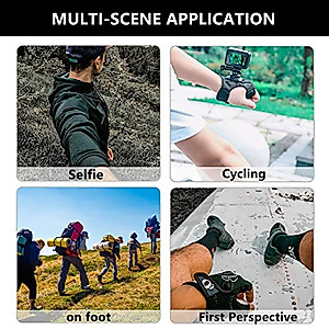 ParaPace 360 Degree Rotation Hand Strap Mount for GoPro Hero 10 9 8 7 6 5 Black Session,Hand Glove Wrist Strap Mount for AKASO Xiaoyi DJI OSMO Action Camera Accessories