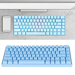 BTIHCEUOT Gaming Keyboard 82 Keys Wireless 2.4G 1800mAh Battery Ergonomic Design Mechanical Keyboard for Laptop Desktop Computer
