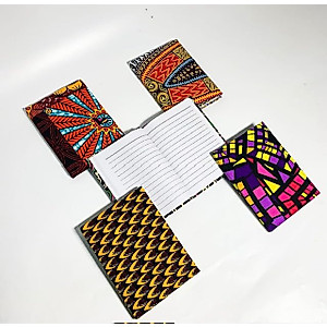 African Ankara Wax Print Fat Quarters Fabric for Small Projects, Craft and Patch Work DIY (20.5 x 16 Inches)