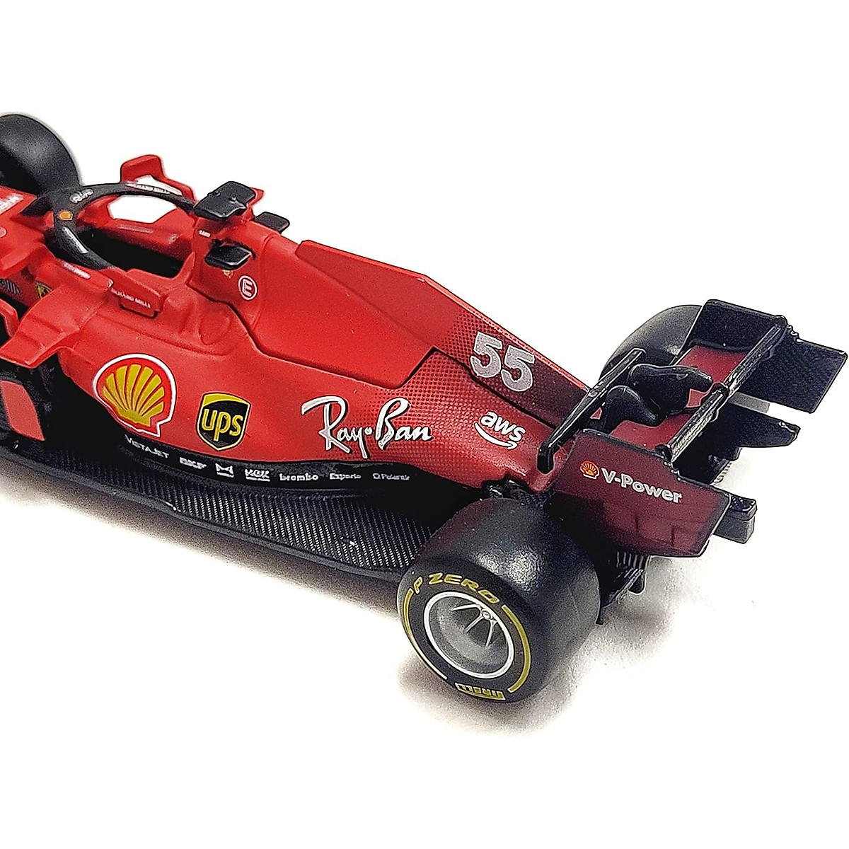 Bburago B18-36829S 1:43 F1 2021 Ferrari SF21 SAINZ, Assorted Designs and Colours