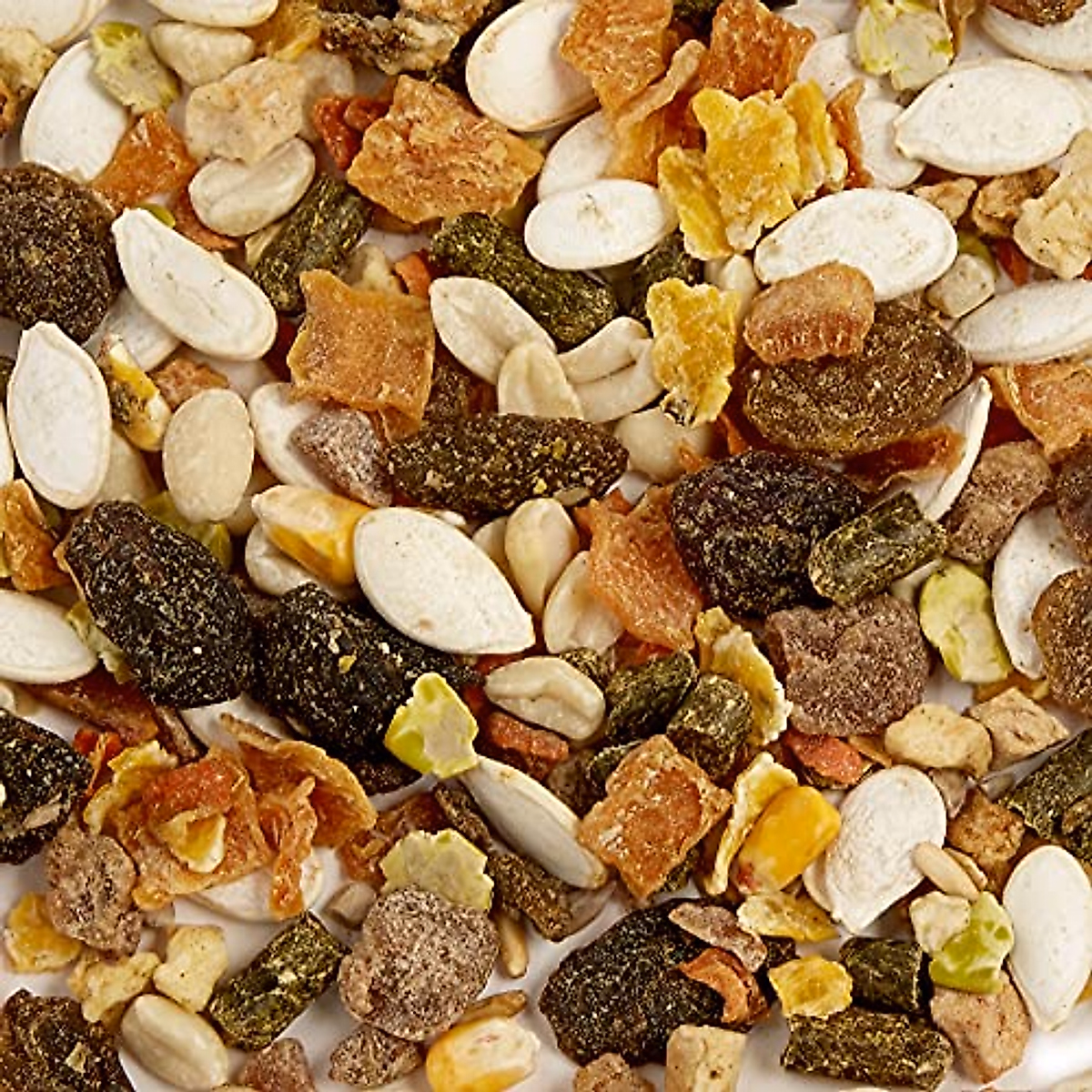 F.M. Brown's Tropical Carnival, Farm Fresh Fixins Treats for Rabbits, Guinea Pigs, Hamsters, Rats, Mice, and Other Small Animals, Healthy Mix of Fruits, Veggies, Seeds, and Hay, 10 oz