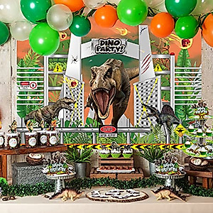 7x5ft Dinosaur Backdrop Jurassic Theme Dinosaur Birthday Photography Backdrop for Boy Kids Adults Indoor Outdoor Dinosaur Birthday Decoration Party Supplies Backdrop