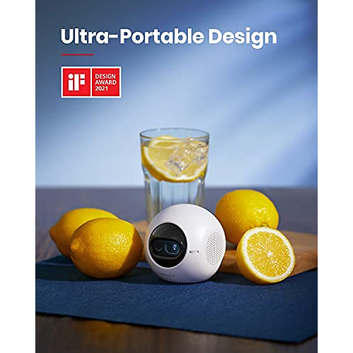 Anker Nebula Astro Mini Portable Projector, Kids Pocket Cinema, Mini Projector, Parental Controls, Customizable UI, Android 7.1, 2.5-Hour Battery Life, Eye Guard Tech, Portable Design Pocket Projector