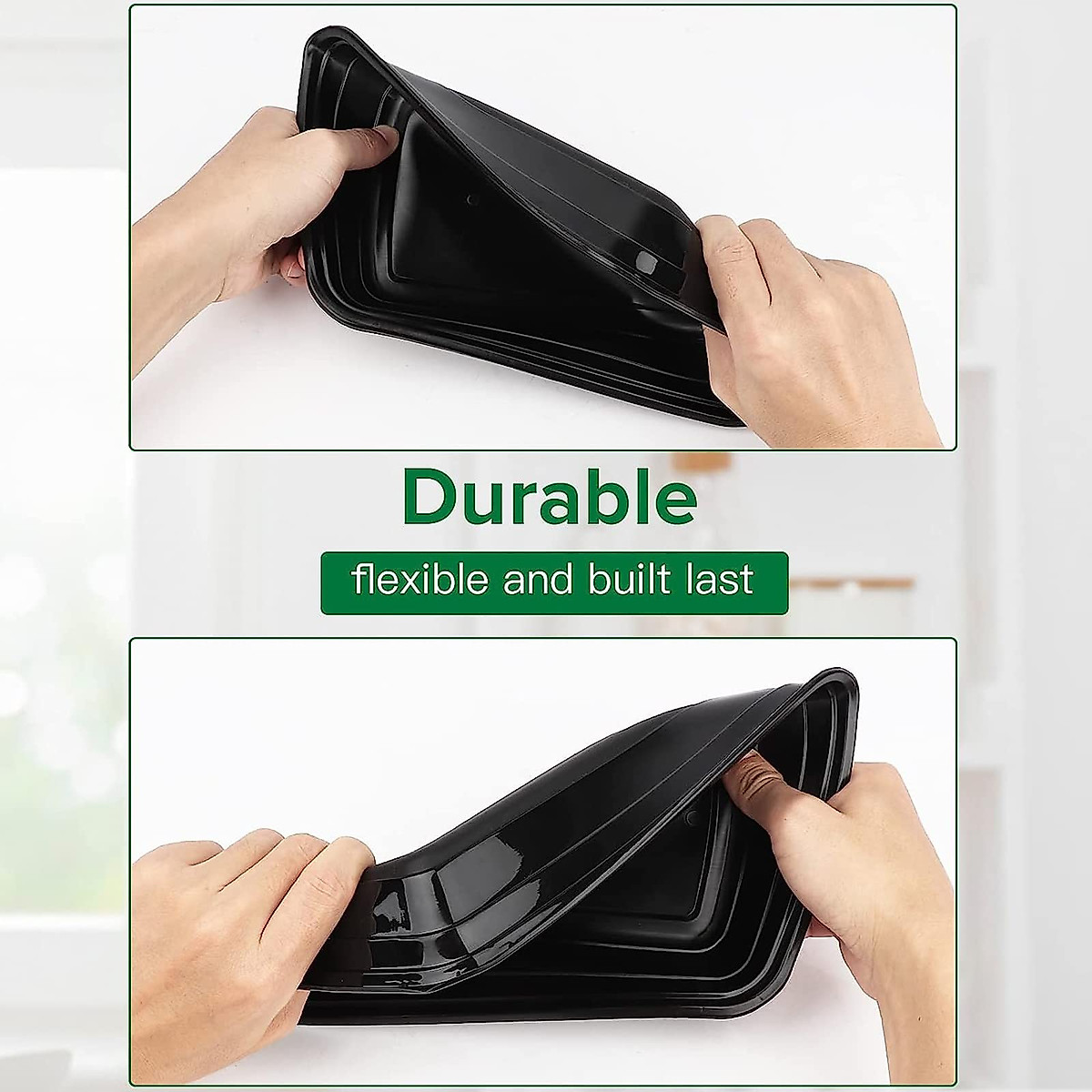 MORDEN MS Meal Prep Container With Lids, 50 PACK Reusable Food Storage Container Plastic Bento Lunch Boxes Travel To-Go Food Containers, Single Compartment Portion Control,33oz