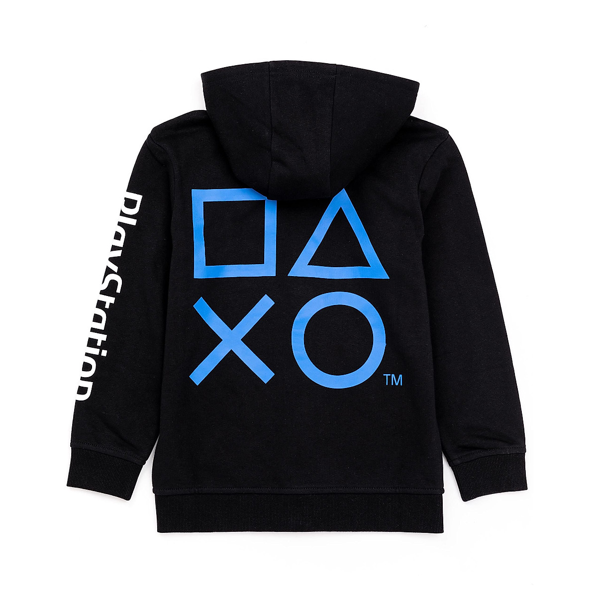 Playstation Kids Hoodie Zip Up Boys Games Logo Black Jumper Jacket 5-6 Years