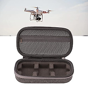 Okuyonic Drone Battery Carrying Bag, Drone Battery Storage Bag Nylon Effective Protection Scratch Resistant Compact for Drone