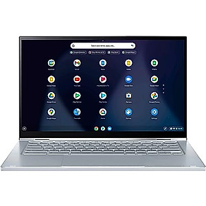 ASUS Chromebook Flip C433 14" IPS FHD 2-in-1 Touchscreen (Intel Core M3-8100Y, 8GB RAM, 128GB Storage (64GB eMMC + 64GB SD Card), Stylus) Home & Student Laptop, Lightweight, Chrome OS