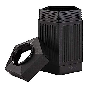 Safco Canmeleon Garbage Can for Indoor and Outdoor Use, Durable & Weather-Resistant Trash Receptacle, 30 Gallons