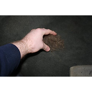 Fur-Zoff Pet Hair Removal Tool for Carpet, Car, Rugs, Bedding, Clothing, Cat and Dog hair removal, Automotive Interior Detailing,gray