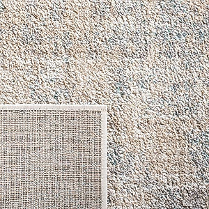 SAFAVIEH Adirondack Collection 8' x 10' Beige / Slate ADR207B Modern Abstract Non-Shedding Living Room Bedroom Dining Home Office Area Rug