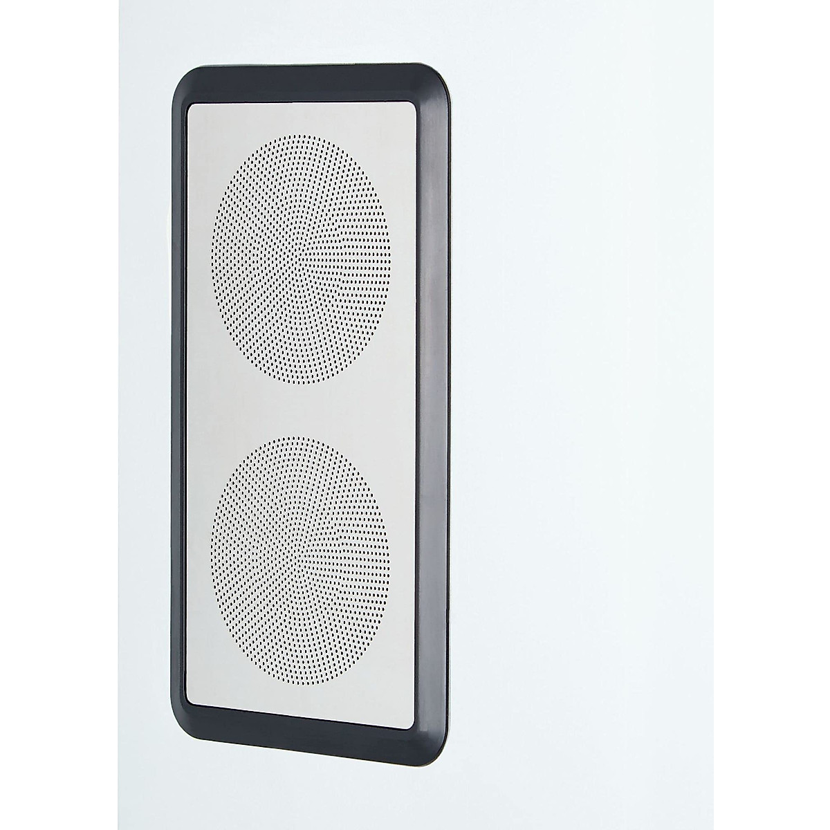 Signature Hardware 456082 Leda 53-1/4" x 32" Lighted Frameless 3 Door Medicine Cabinet with LED Light and Wireless Speaker - Aluminum