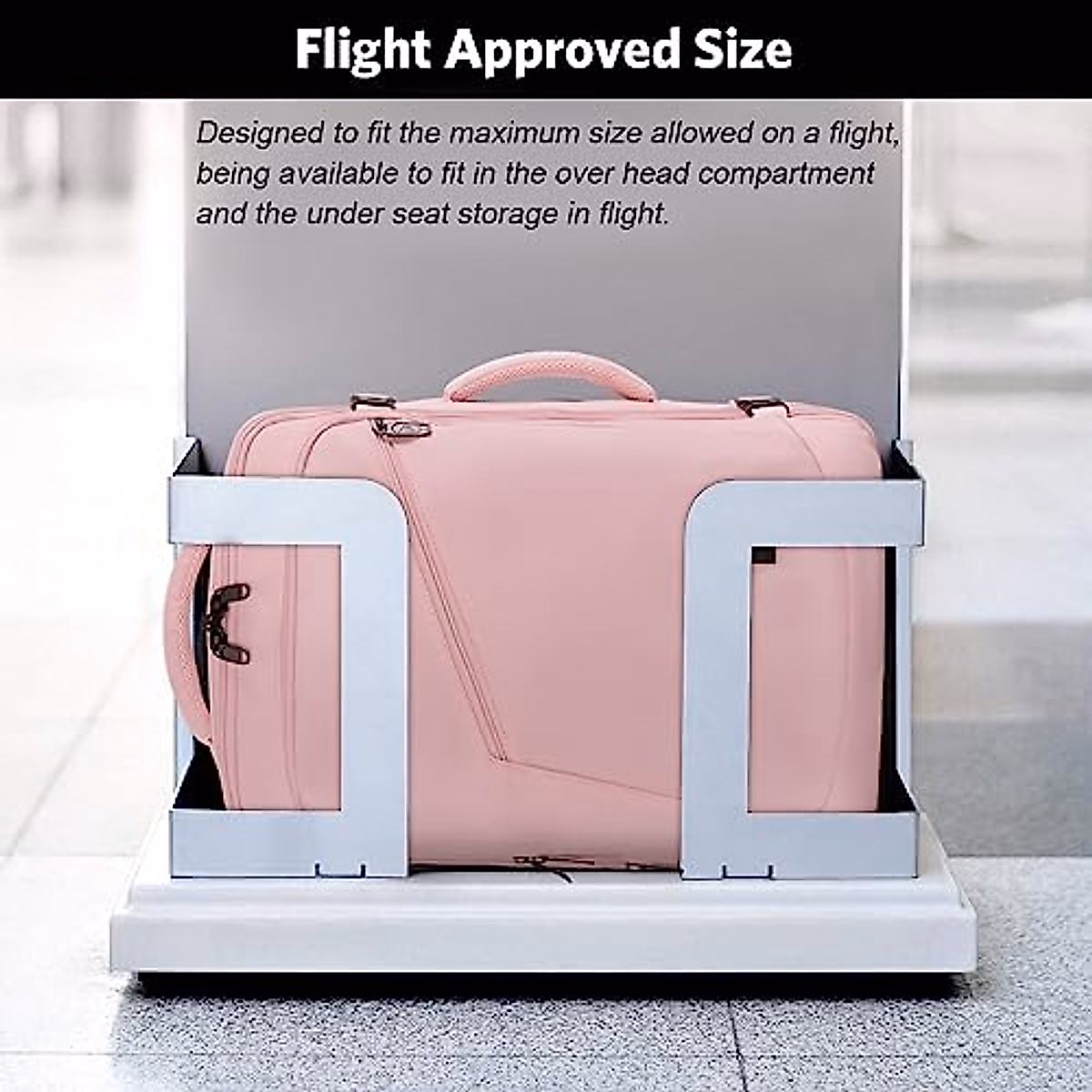 MATEIN Pink Travel Backpack for Women, Large Backpack Airline Approved, Expandable Carry on Backpacks, 35L Convertible Suitcase, Weekender Back Pack for Hiking Sport Gym, Gift for Traveler