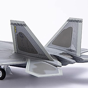NUOTIE 1/72 F-22 Raptor Model diecast Airplane Model Military Plane Fighter for Collections and Gifts (TY 325 FW)