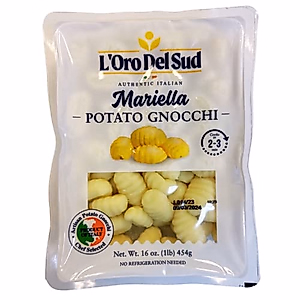3 Pack, Gnocchi Potato, Product of Italy, Pasta Dumplings, Pasta di Patate, Cooks in 2-3 minutes, 3 x 1 lb, L'Oro Del Sud