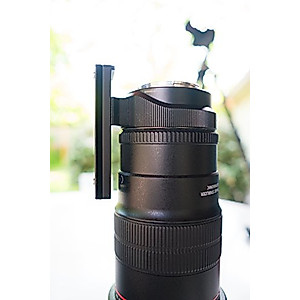 Colorado Tripod Arca Plates 85mm Universal Arca Swiss Quick Release Plate for Tripod Ball Head with Hand-Adjustable Stainless Steel Screw & Removable Rear Stopper - Black Color