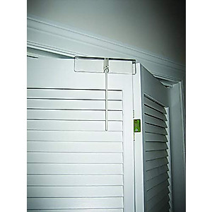 Safety Innovations Complete Deluxe Bi-fold Door Lock - (2- Pack) - Fits Doors from 1 1/8" - 1 3/8" Thick - Made from Unbreakable Clear Polycarbonate