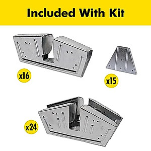 2 X 4 BASICS 90190MI 90190 Custom Barn, 2x4, 2x4basics Shed Kit with Peak Roof