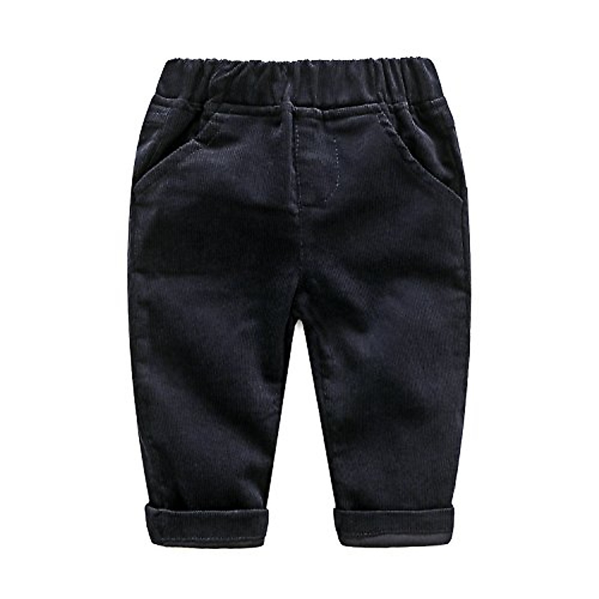 Kimocat Baby Boy Casual Suit 2pcs Cotton Long Sleeve Plaid Button-Down Shirt Pant Outfits Clothes Set (6/12M)