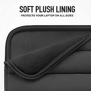 Vandel Puffy Laptop Sleeve 13-14 Inch Laptop Sleeve. Black Laptop Sleeve for Women and Men. Cute Carrying Case MacBook Pro 14 Inch Laptop Sleeve, MacBook Air M2 Sleeve 13 Inch, iPad Pro 12.9