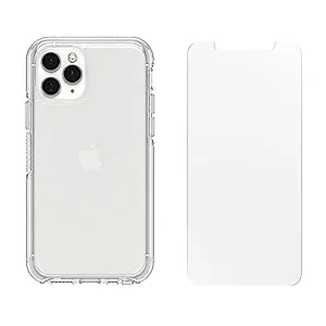 OtterBox Symmetry Clear Series Case for iPhone 11 Pro & iPhone X/Xs with Alpha Glass Screen Protector Bundle - Bundle Packaging - Clear