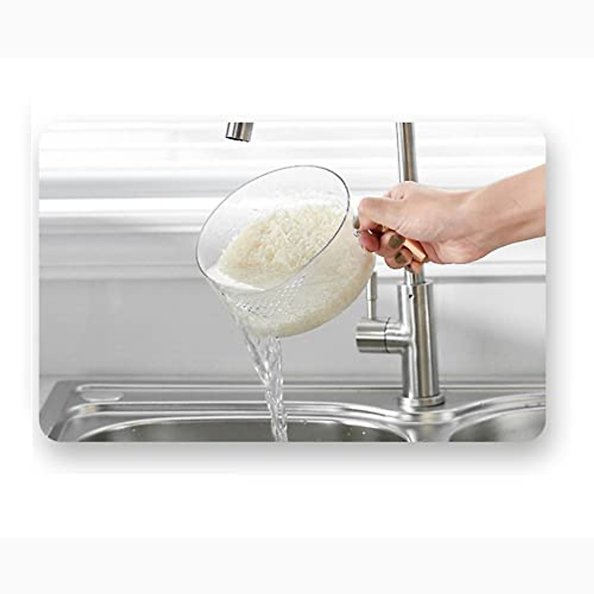 ACGrade Rice Container Rice Dispenser Rice Barrel Container Food Storage Container Rice Bucket Food Grain Cereal Dispenser Kitchen Rice Storage Box Rice Holder