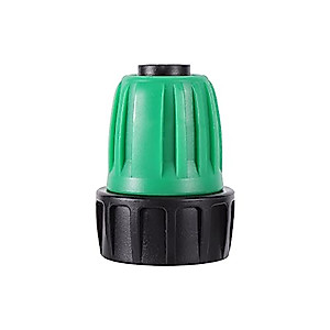 FULAIERGD US Standard Faucet Adapter, 3/4 "Faucet to1/2" Drip Irrigation Tube,Convert 3/4" Female Hose Thread to 12mm ID 16mm OD Tubing (4Pcs 3/4"Faucet to1/2" Faucet Adapter)