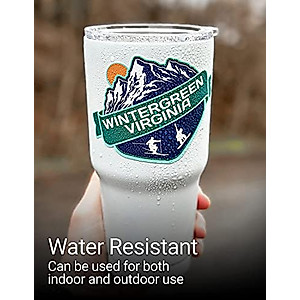 Mendocino California Souvenir 4-Inch Vinyl Decal Sticker Script Design 4 Inch|Sticker