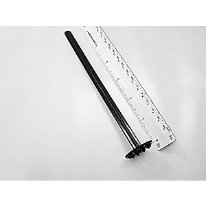 Swizzle Lemon Muddler for Cocktail and Ice Tea Drinks (Pack of 25) (170mm Tall, Black)