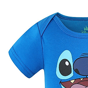 Disney Lilo and Stitch Baby Boys Bodysuit and Cap for Newborn and Infant