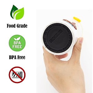 20 Pack Silicone Bottoms for Tumblers, Rubber Bottom for Sublimation Tumblers Protective Anti-Slip Rubber Bottom with 3M Adhesive for Wine Tumblers, Skinny Straight Tumblers, and Mason Jars (2.2 in)