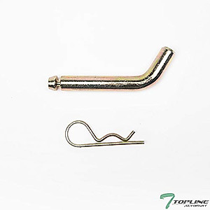 Universal 8" Drop Rear Bumper Trailer Tow Hitch Loaded Ball Mount with Pin & Clip Kit for 2" x 2" Towing Receiver Tube