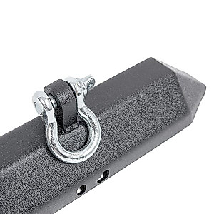 Smittybilt 76740D SRC Classic Front Bumper with D-Ring Mounts and Shackles for 1976-2006 Jeep® Wrangler TJ/YJ/LJ