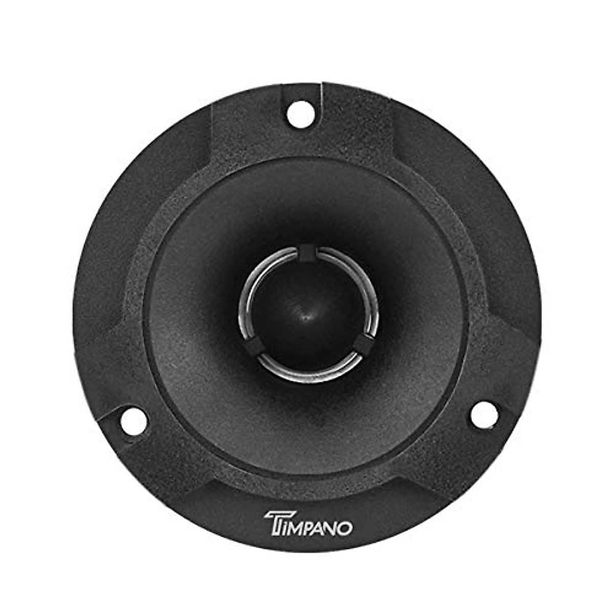 Timpano TPT-ST2 Black 3.75 Inch Super Tweeter, 4 Ohm, 500 Watts Peak, 105 dB Bullet, 1 in Voice Coil, Slim Profile Tweeters for Pro Car Audio (Pair)
