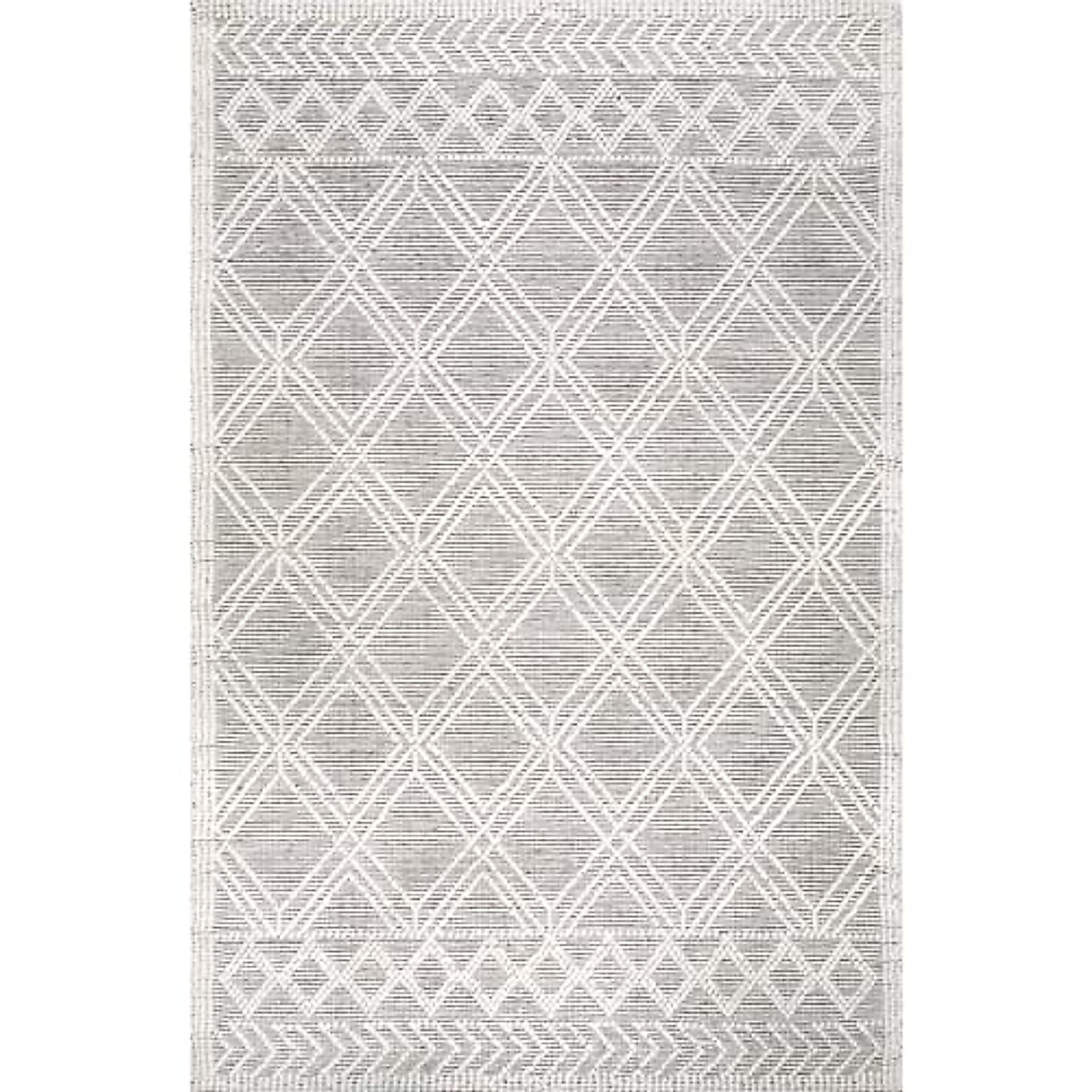 nuLOOM Natti Contemporary Trellis Area Rug, 8' 6" x 11' 6", Beige