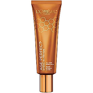 L'Oreal Paris Skincare Age Perfect Hydra-Nutrition All-Over Balm with Manuka Honey Extract and Nurturing Oils, to Soothe and Rescue Dry Skin, Paraben Free, 1.7 oz.