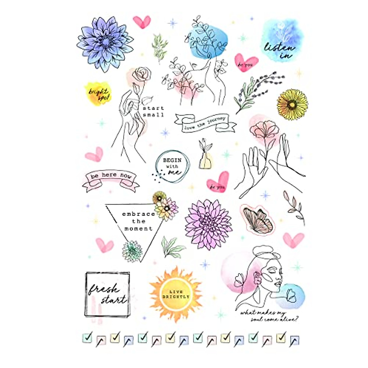 Begin With You Undated Planner: 52-Week Daily Organizer for Busy Women Looking for More Joy, Presence, and Self-Discovery!