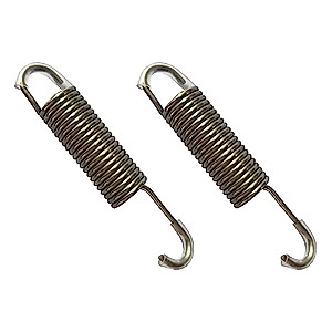 GZsenwo (2 Pieces) 3-5/8" Stainless Steel Replacement Recliner Sofa Mechanism Tension Spring - Long Neck Hook