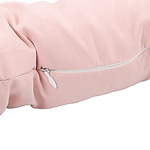 Baby Sleeping Lounger, Detachable Newborn Bassinet Neck Support Uterus Shape Soft Cotton for Home Use (Pink)